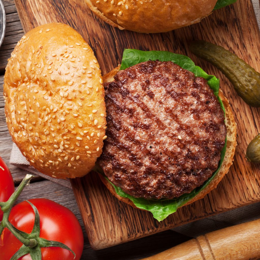 Low Fat Hamburgers - 7 x 150 G (Original) - Muscle Meat