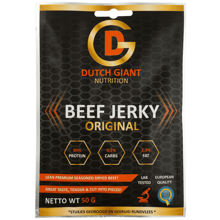 Dutch Giant Beef Jerky 50G (5 smaken) - Muscle Meat