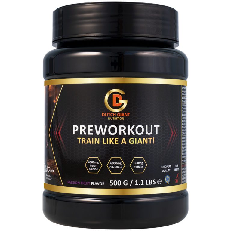 Dutch Giant Pre-Workout (500gr) (Passion Fruit) - Muscle Meat